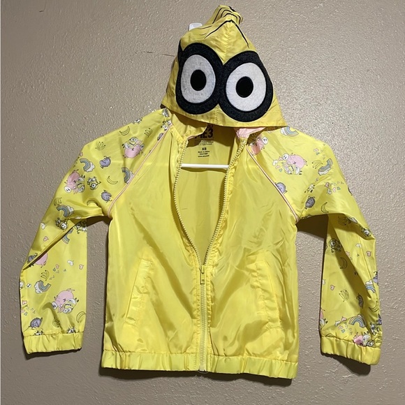 Universal | Jackets & Coats | Despicable Me Minion Hood Bello Yellow ...